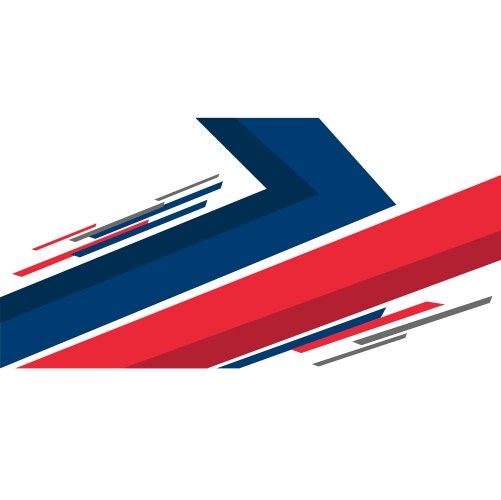 Design for racing car body wrap livery back Vector Image