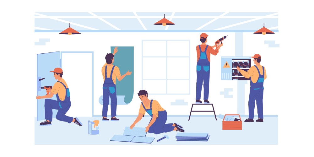 Cartoon Renovation Vector Images (over 9,300)
