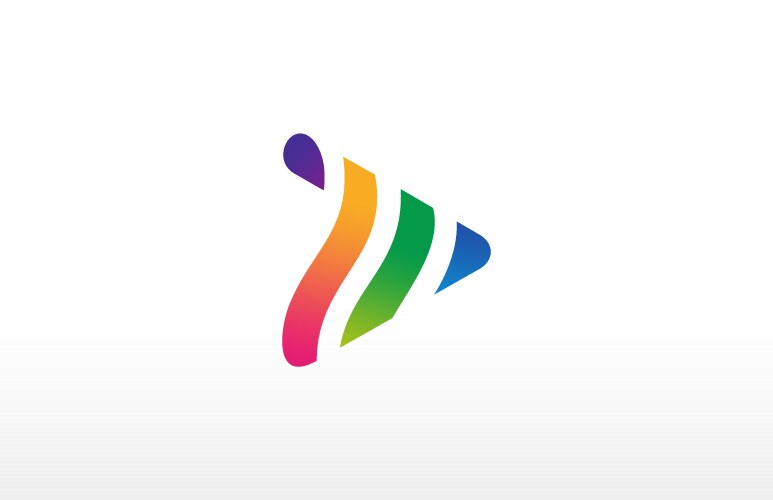 Media communication logo abstract symbol template Vector Image