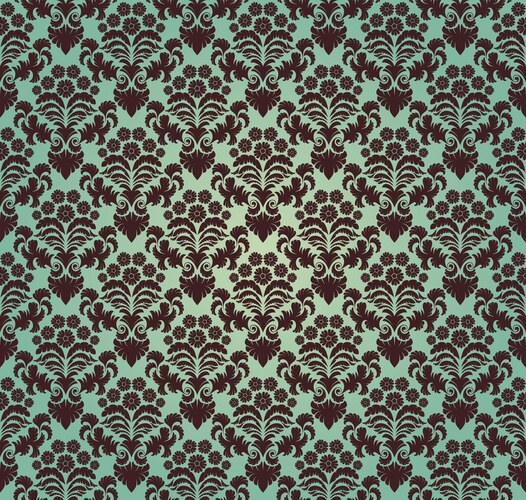 Hand drawn damask pattern Royalty Free Vector Image