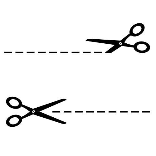 Scissors icon Royalty Free Vector Image - VectorStock