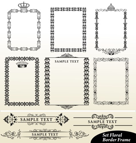 Formal Border Vector Images (over 4,500)