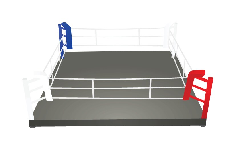 Boxing ring background Royalty Free Vector Image