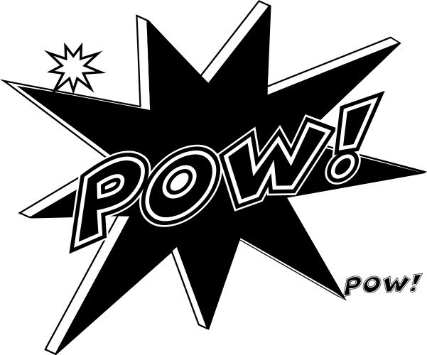 Cartoon Pow Vector Images (over 3,400)