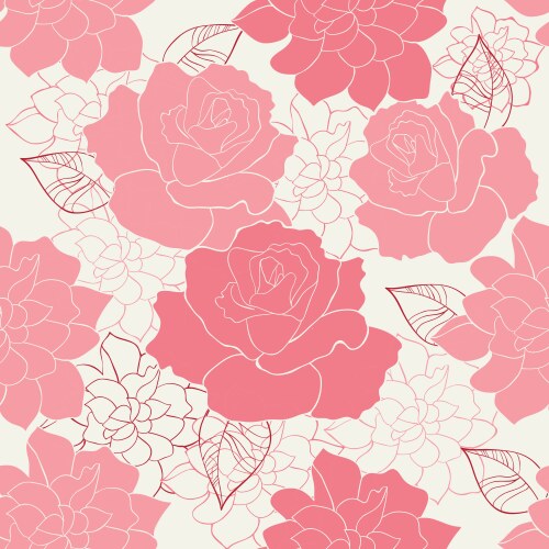Background with pink roses Royalty Free Vector Image