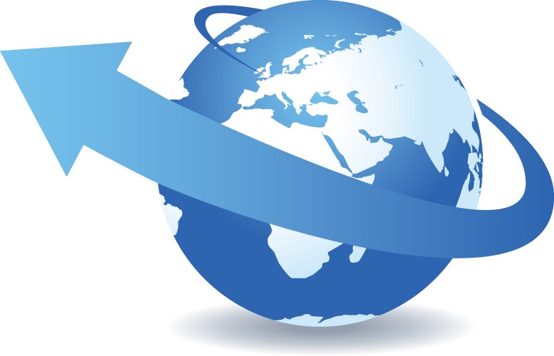 Globe of the world icon Royalty Free Vector Image