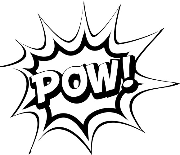 Superhero Pow Vector Images (over 530)