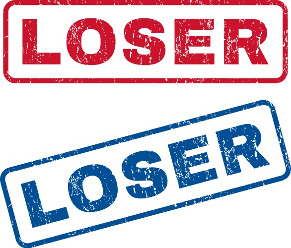 Loser Stamp Rubber Vector Images (over 340)