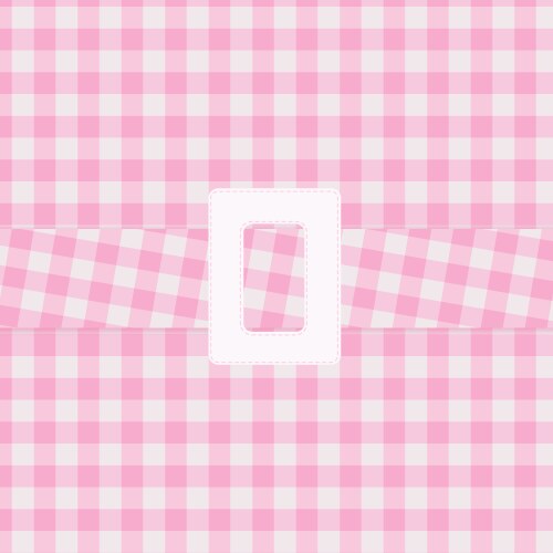 Pink And White Checkered Background