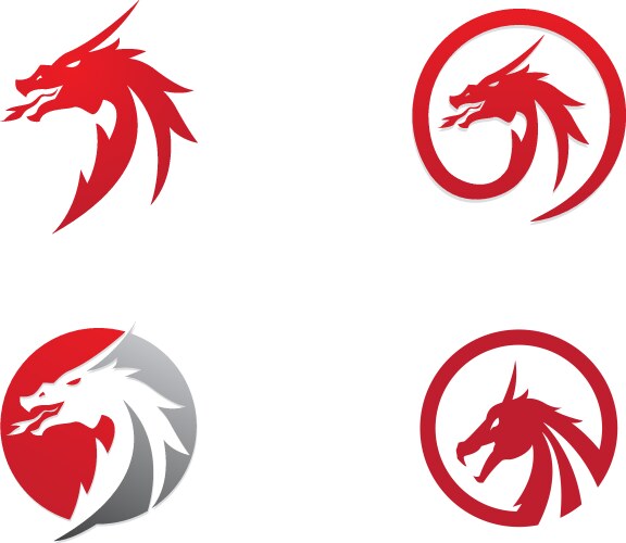 Dragon icon Royalty Free Vector Image - VectorStock