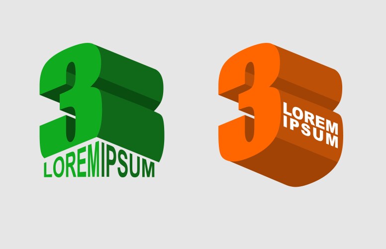 Number 3 Logo Vector Images (over 4,600)