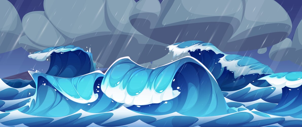 Cartoon Ocean Waves Vector Images (over 38,000)