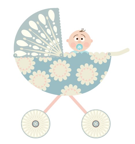 Cartoon Baby Pram Vector Images (over 2,800)