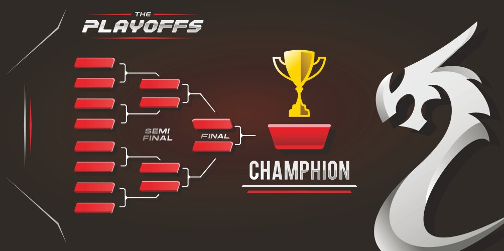 Tournament Bracket Template Vector Images (over 670)