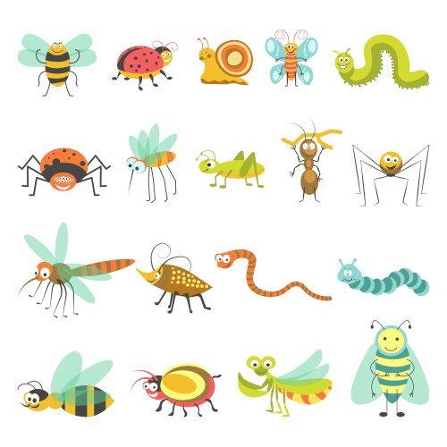 Cartoon Insects Vector Images (over 83,000)