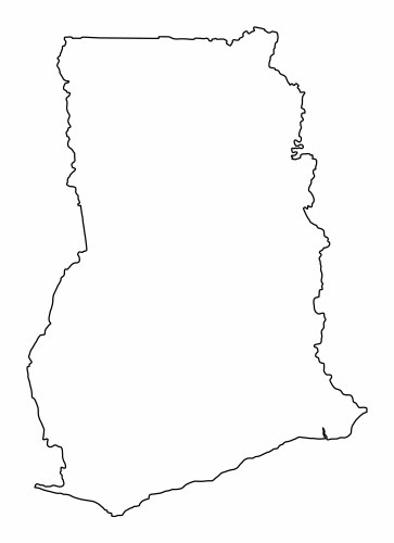 Detailed Ghana Map Vector Images (over 200)