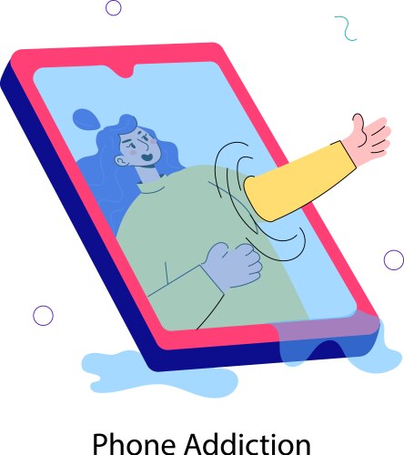 Phone Addiction Vector Images (over 8,800)