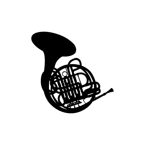 Cartoon trumpet musical instrument character Vector Image