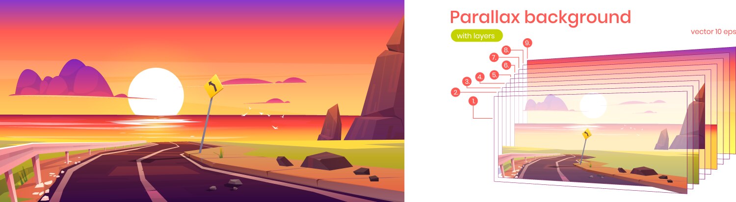 Road 2d Vector Images (over 9,400)