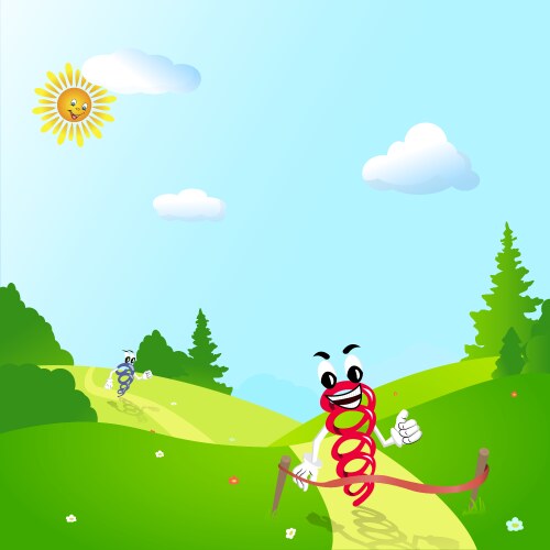 Metal Spring Cartoon Vector Images (over 1,500)