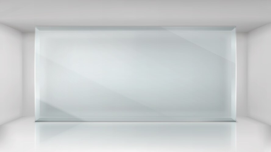 Mockup of empty room minimalistic interior Vector Image