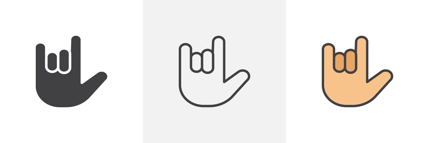 Devil Hand Gesture Vector Images (over 670)