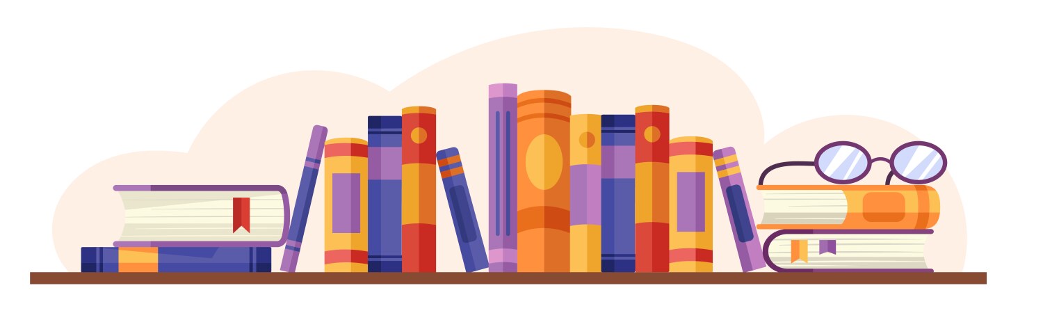 Book Shelf Cartoon Vector Images (over 6,300)