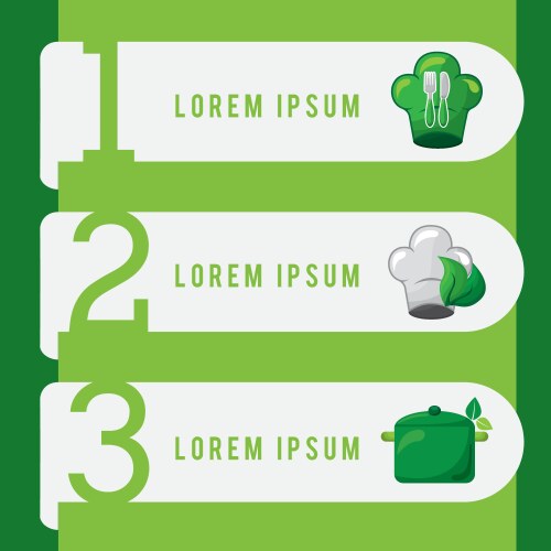 Healthy food infographics Royalty Free Vector Image