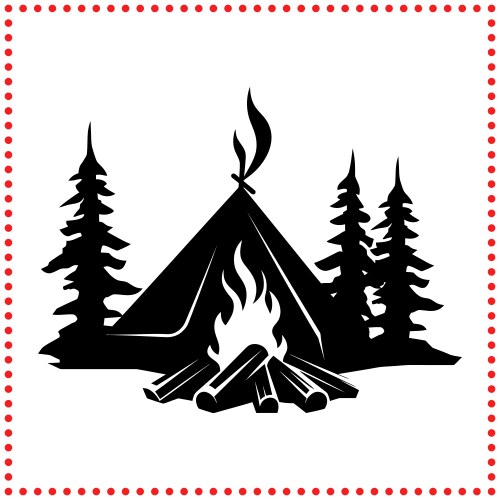 Campfire Black and White Vector Images (over 28,000)