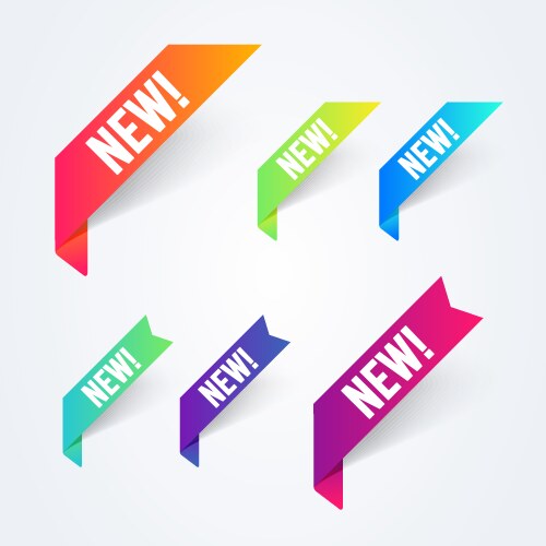 Ribbon and banner collection Royalty Free Vector Image