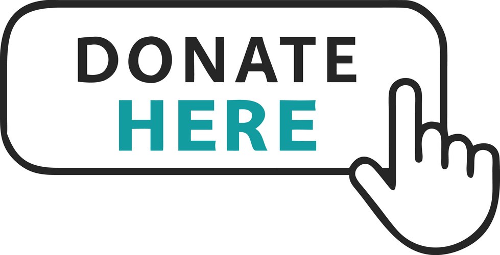 Donate Here Button with Hand Cursor – Royalty-Free Vector | VectorStock