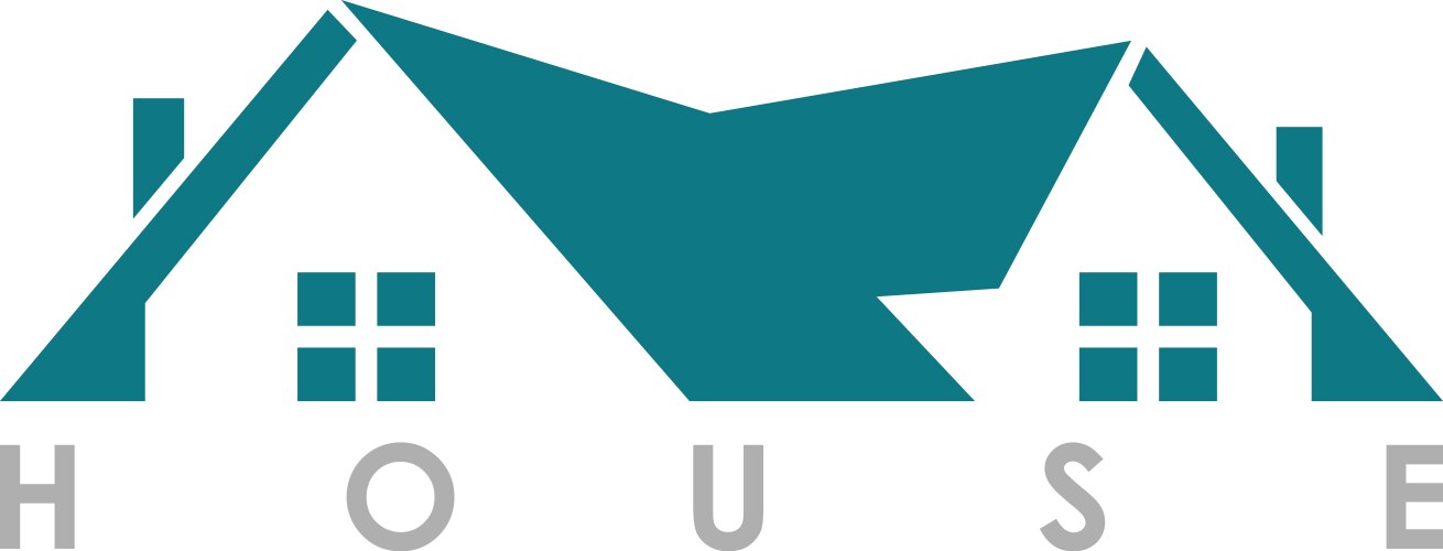 Crystal house logo Royalty Free Vector Image - VectorStock