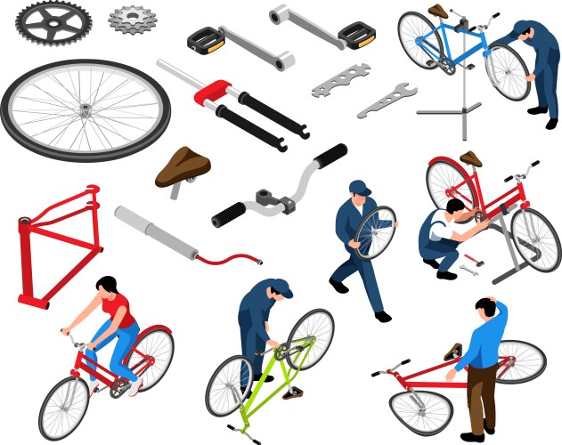 Bicycle Repair Vector Images (over 8,500)