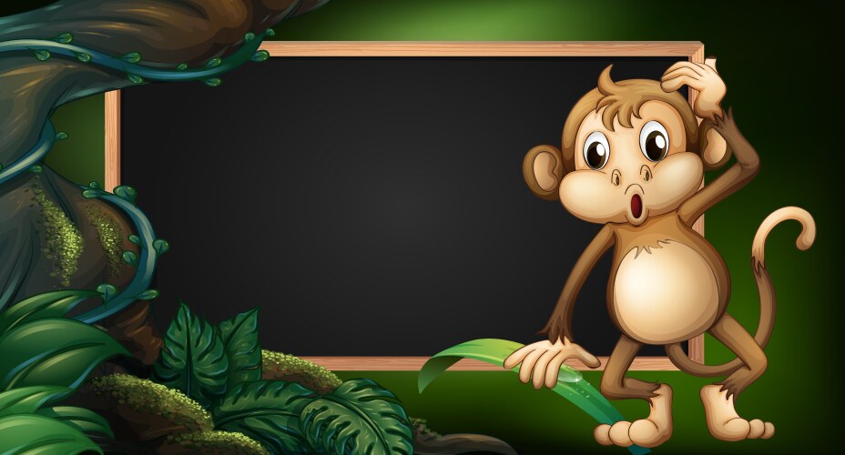 Monkey Frame Vector Images (over 1,700)