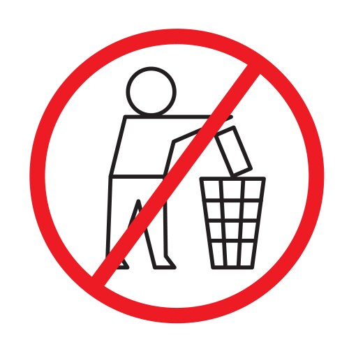 Adults only sign symbol icon Royalty Free Vector Image
