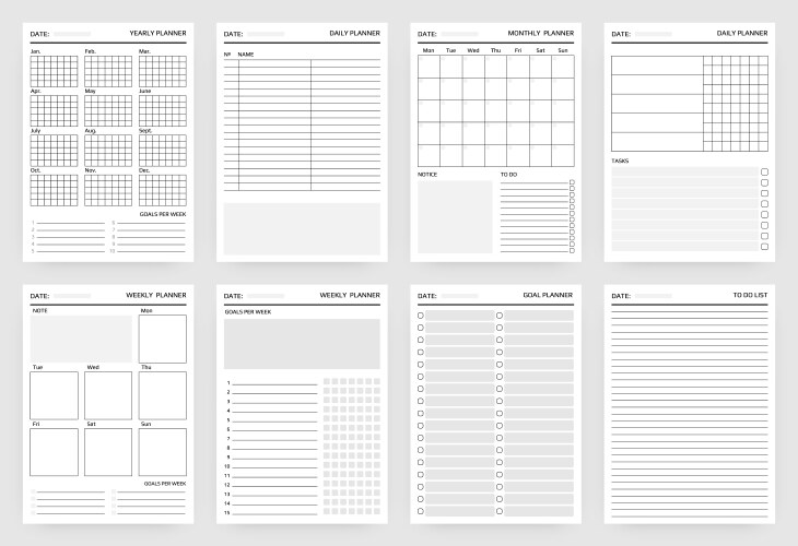 Printable Notepad Vector Images (over 4,200)