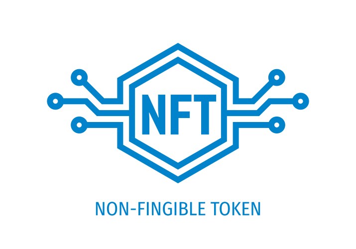 Nft gaming loop concept icon Royalty Free Vector Image