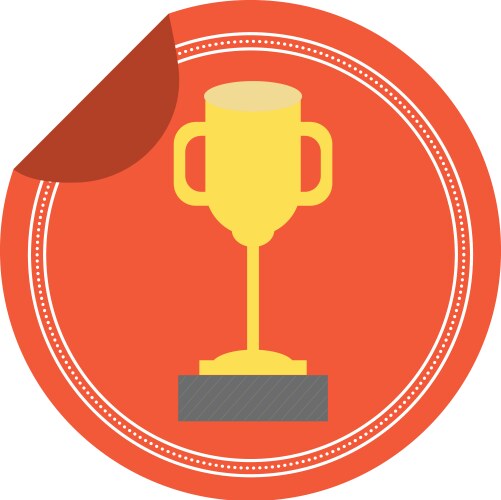 Trophy Sticker Vector Images (over 10,000)