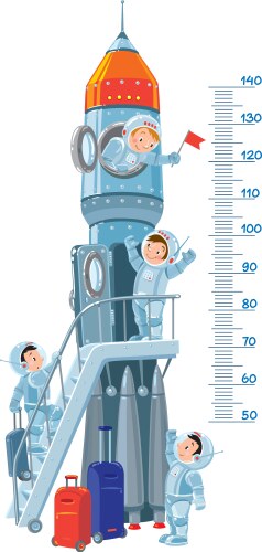 Giraffe meter wall Royalty Free Vector Image - VectorStock