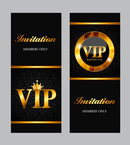 Purple vip card Royalty Free Vector Image - VectorStock