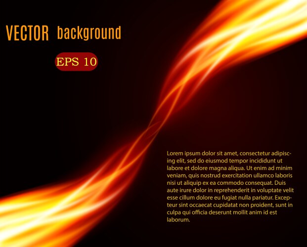 Burn flame fire background Royalty Free Vector Image