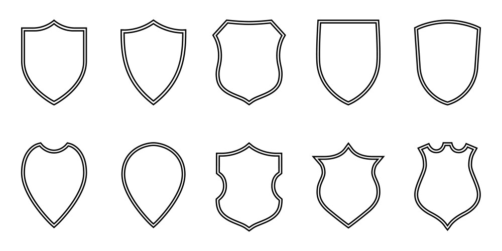 Shield Outline Vector Images (over 210,000)