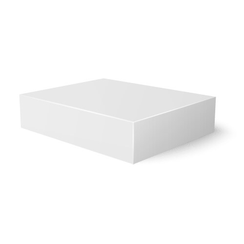 White box with separators Royalty Free Vector Image