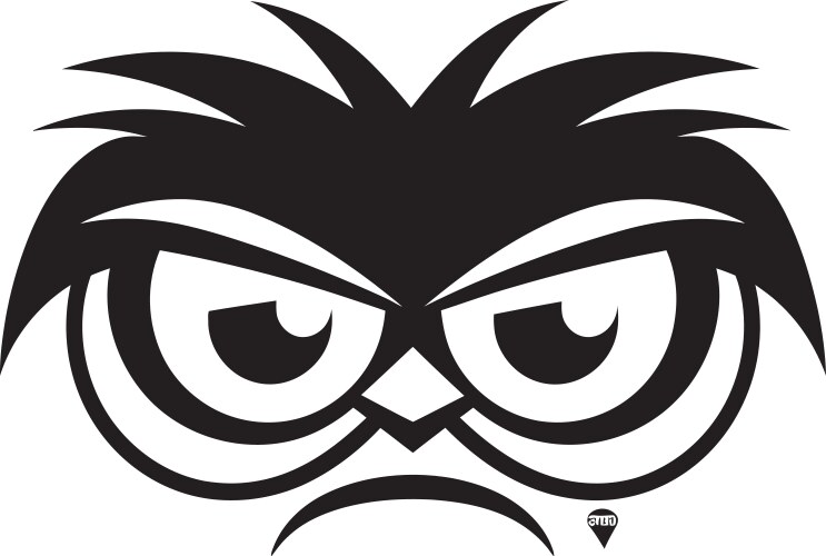 Animated anger emblematic representation of angry Vector Image