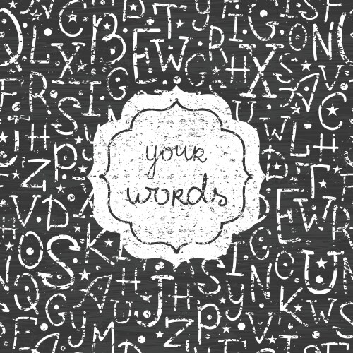 Colorful alphabet letters horizontal border Vector Image