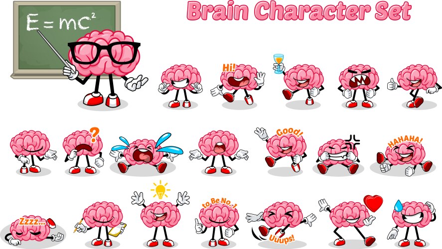 Happy Human Brain Vector Images (over 5,100)