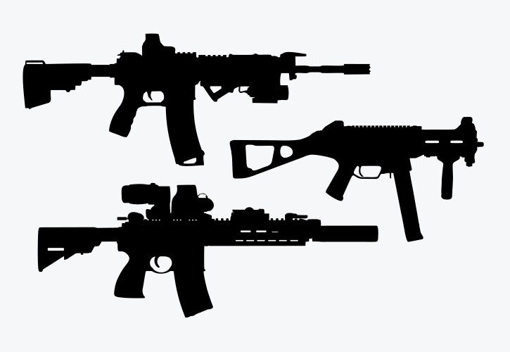 Gun Silhouette Vector Images (over 37,000)