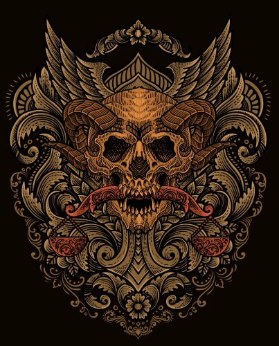 Demon Devil Border Vector Images (over 310)