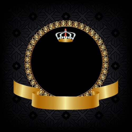 Royal background with silver frame Royalty Free Vector Image