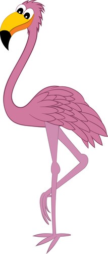 Flamingo Cartoon Vector Images (over 10,000)